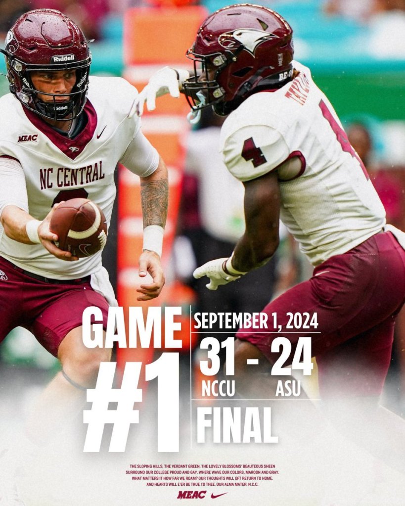 HBCU thriller: NC Central holds off Alabama State - HBCU Gameday