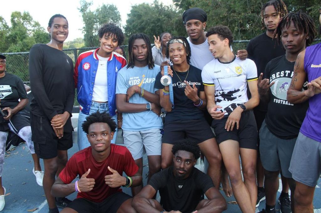 Olympic Silver Medalist visits hometown HBCU track team - HBCU Gameday