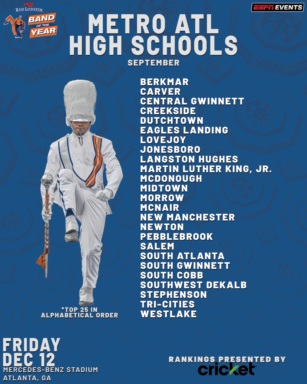 Atlanta area high schools to shine in Red Lobster Band of the Year ...