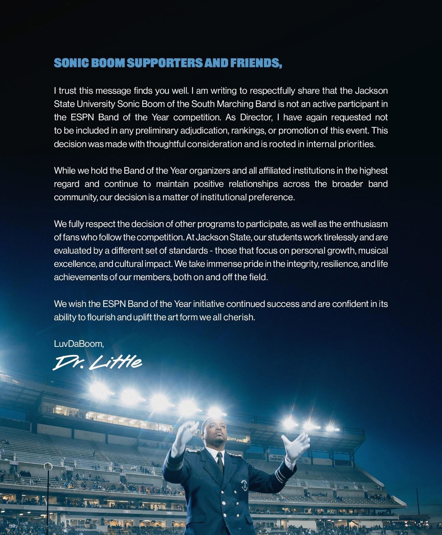 Jackson State University band wants out of ESPN rankings - HBCU Gameday