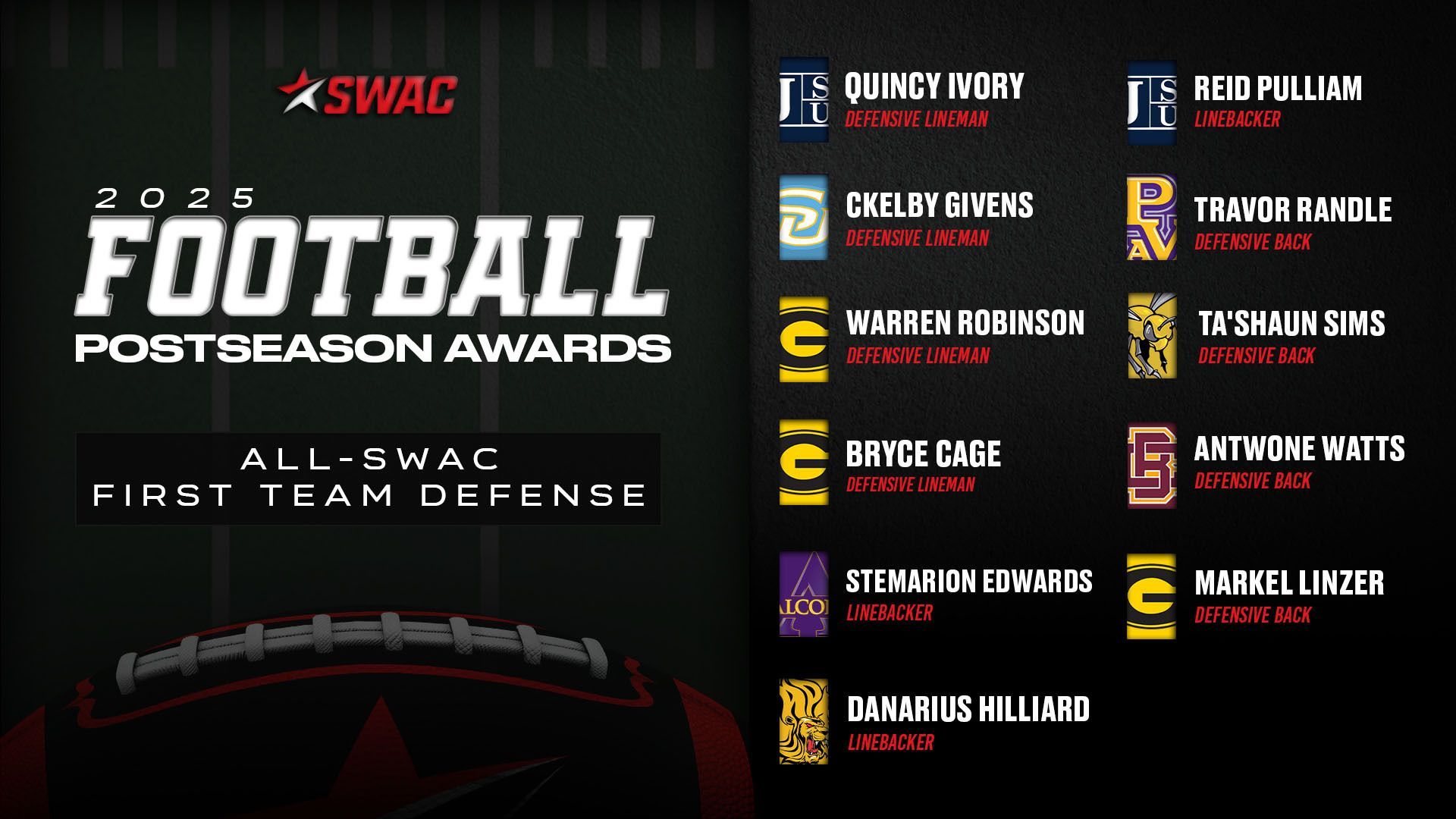 SWAC Drops Postseason Awards Ahead of Championship Game - HBCU Gameday