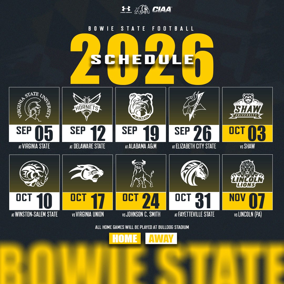 HBCU FCS programs add Bowie State to 2026 schedule - HBCU Gameday
