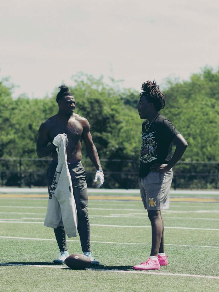 NFL Players Training at HBCU Football Field in Charlotte - HBCU Gameday